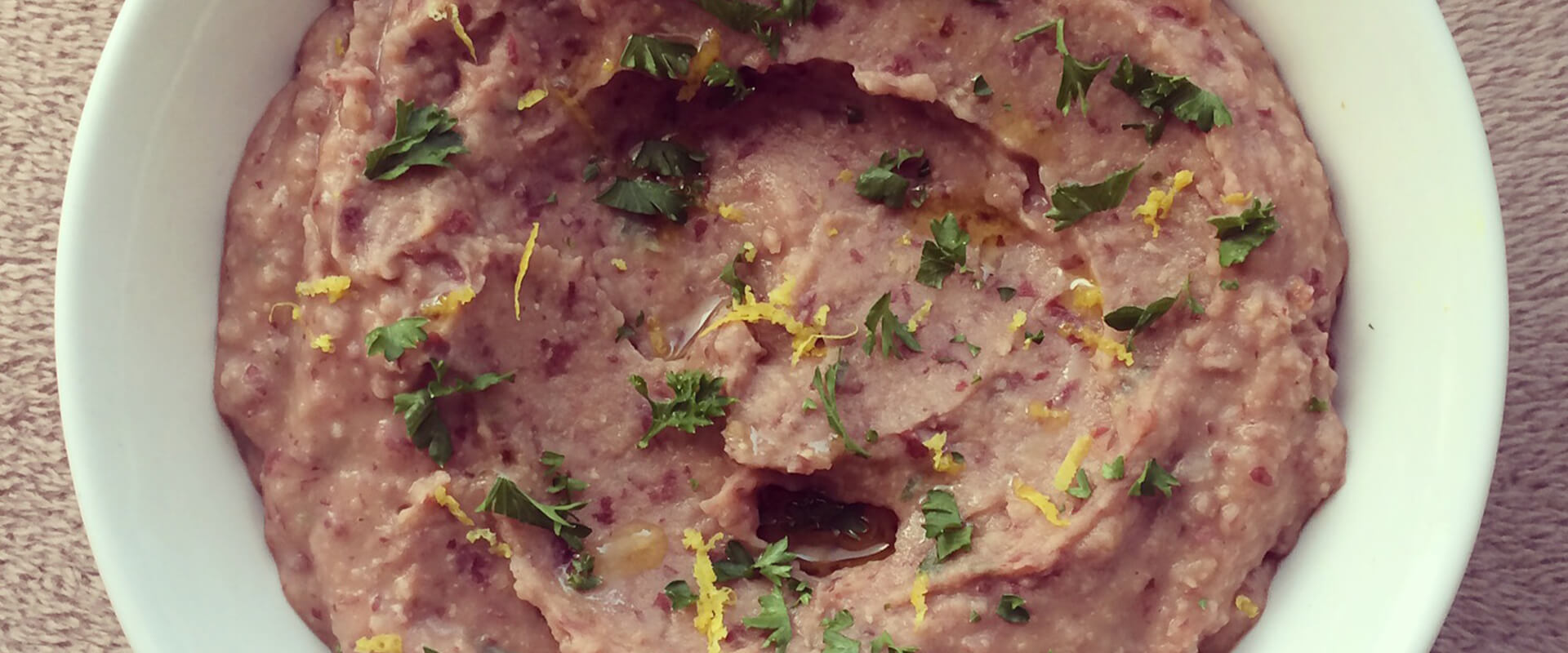 Houmous de haricots rouges au cumin - Bowl and Spoon